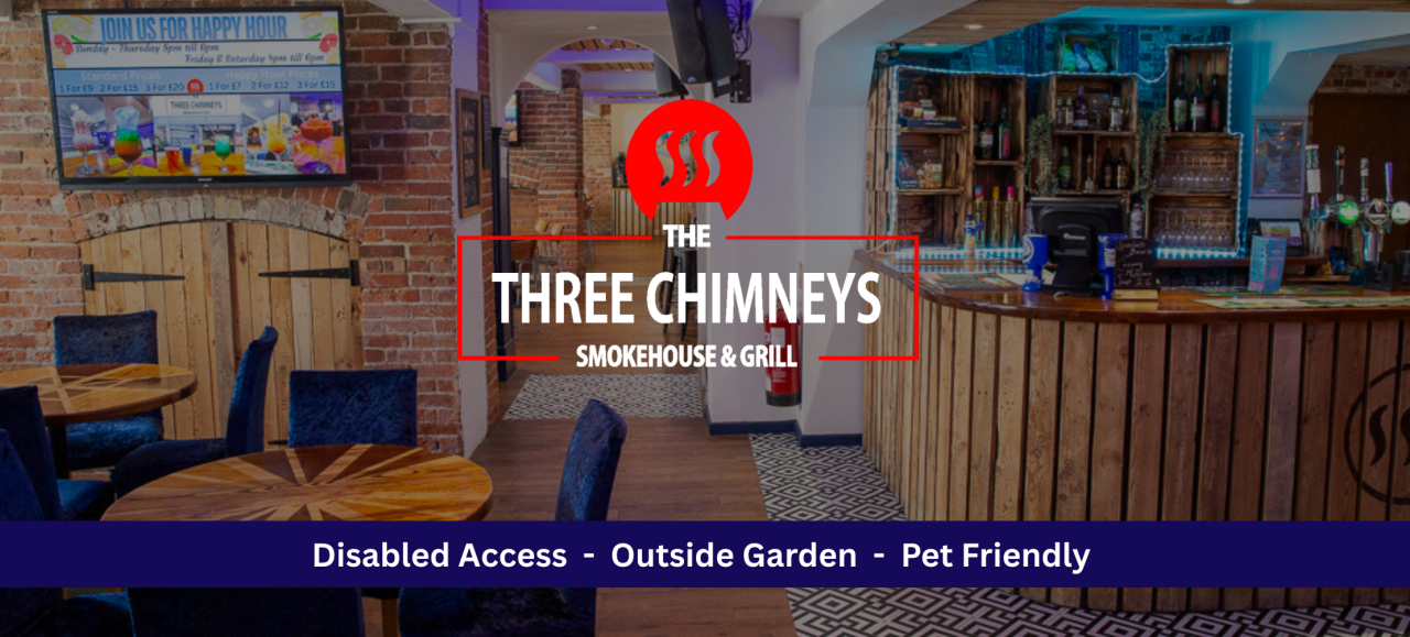 The Three Chimneys Smokehouse & Grill - The Jubilee Hotel